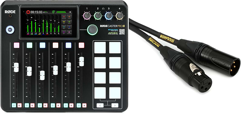 Rode Rodecaster Pro II Podcast Production Console Bundle with | Reverb