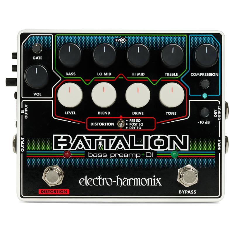 EHX Battalion Bass Preamp & DI | Reverb