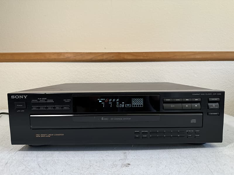 Sony CDP-C265 CD Player 5 Compact Disc Player HiFi Stereo | Reverb