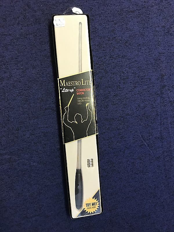 Maestro Lite Lite-up conductors baton Black handle | Reverb UK