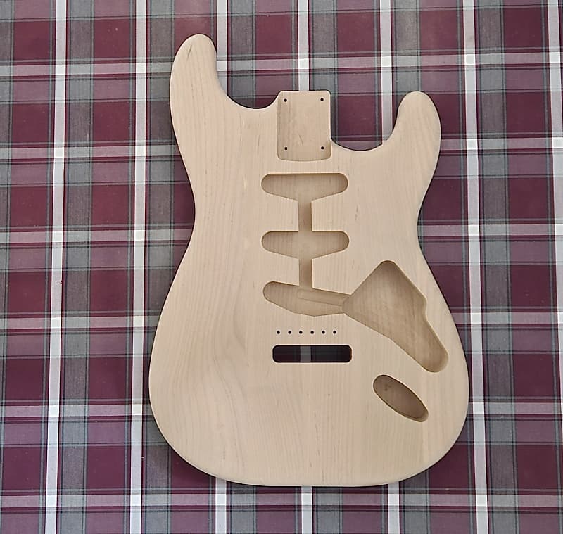 Woodtech Routing - Paint Grade Alder Stratocaster Body - | Reverb