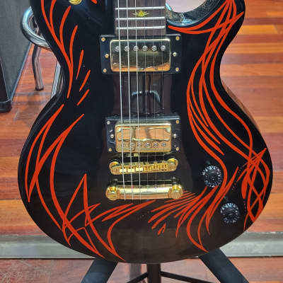 Dean Electric Single cut Guitar with Custom Upgrades - Black | Reverb