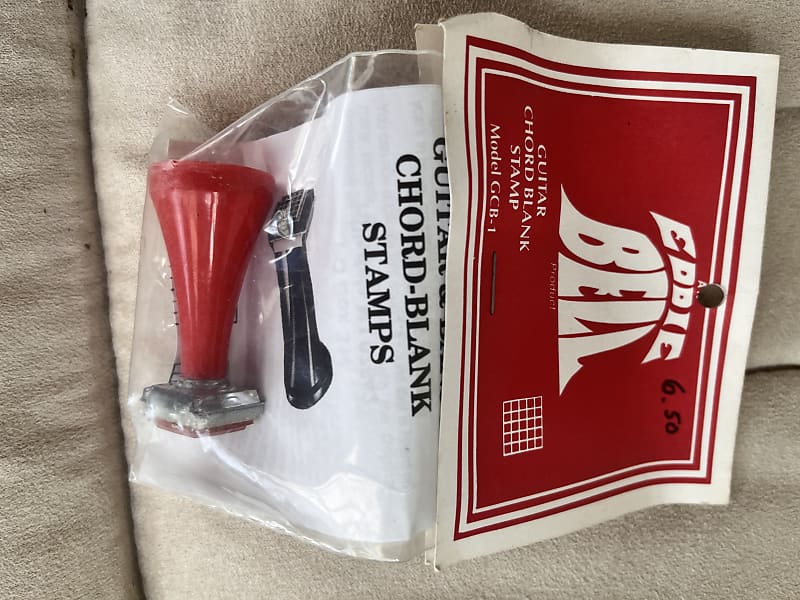 Eddie Bell GCB-1 Guitar Chord Blank Stamp 2017 | Reverb