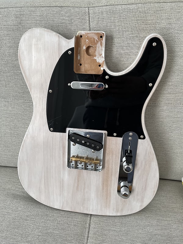Telecaster Body w/ American Profesional II Wiring (Aged White | Reverb