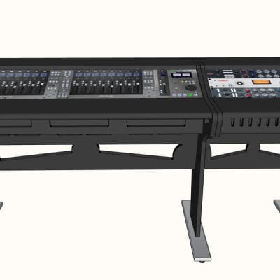 Analogue Pro 4 Studio Desk - Black | Reverb