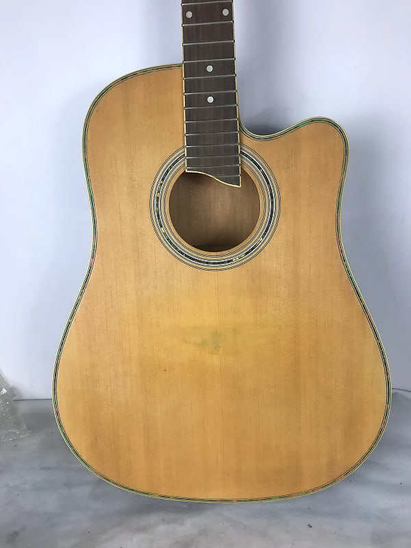 Folk Acoustic Guitar Body with Maple Neck, Rosewood | Reverb UK
