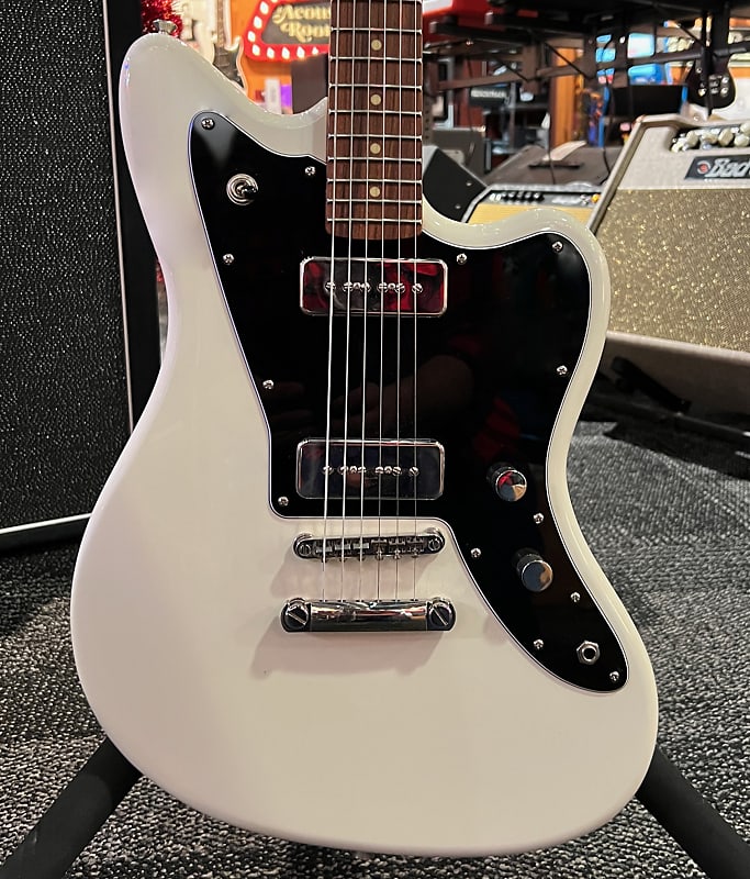 Fano Omnis JM6 w/ Gig Bag - Olympic White, P-90s, Alder Body, | Reverb