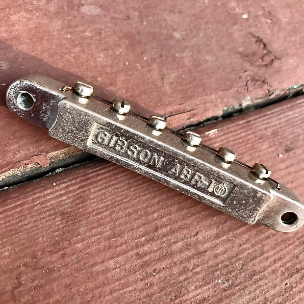 Gibson ABR-1 Bridge Nylon Wire Nickel Les Paul SG Epiphone | Reverb
