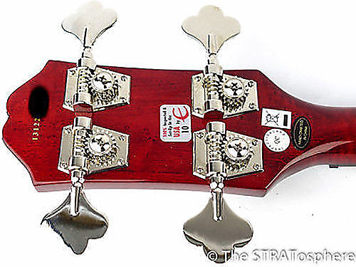 Epiphone EB-3 Bass TUNERS Tuning Pegs Guitar Chrome Set of 4 | Reverb