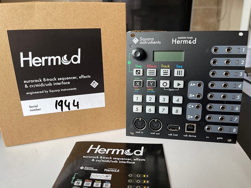 Squarp Instruments Hermod Modular Brain 2020 Black | Reverb