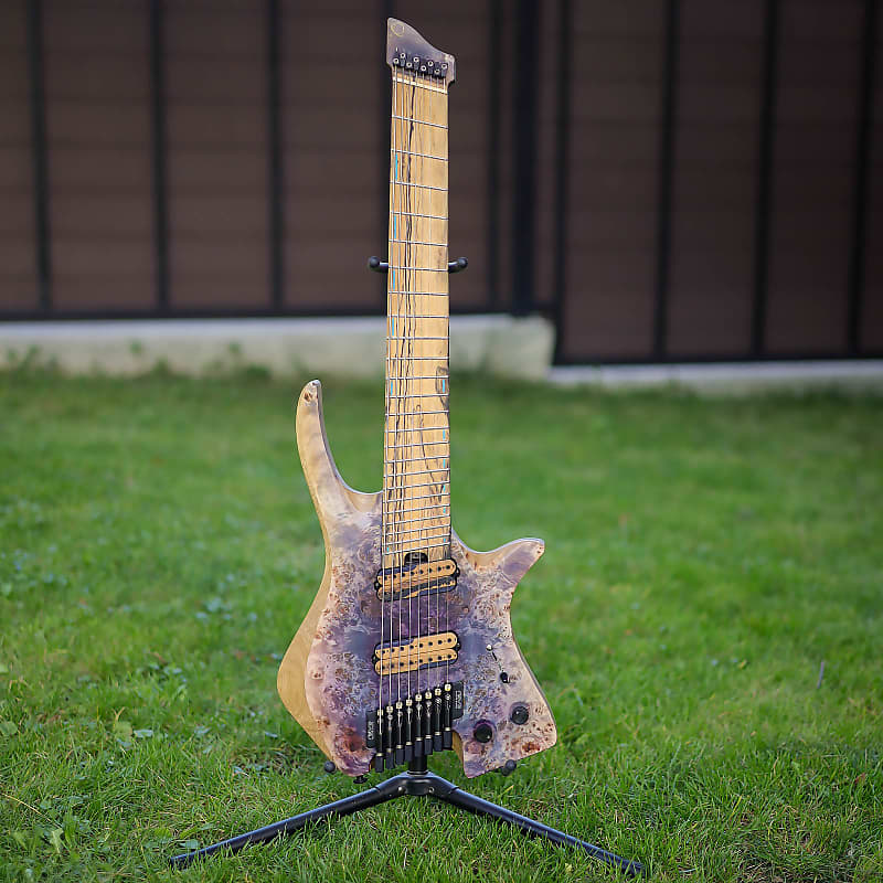 Valravn Munnin 8 string Headless 2022 Galaxy Purple | Reverb