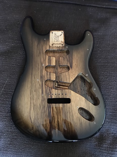 Warmoth Stratocaster Body 2016 Clear Burst Korina | Reverb