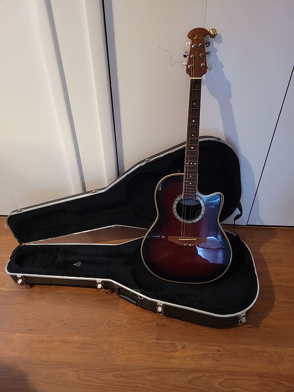 (CO)Ovation CC-057 Celebrity Acoustic-Electric Guitar w/ case | Reverb