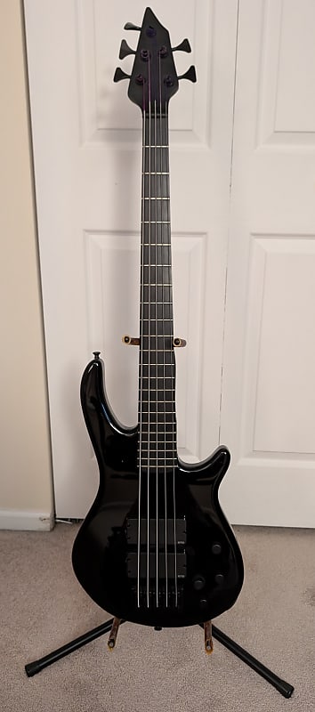 Moses Graphite/Warmoth 5 String Bass 2010s - Black | Reverb