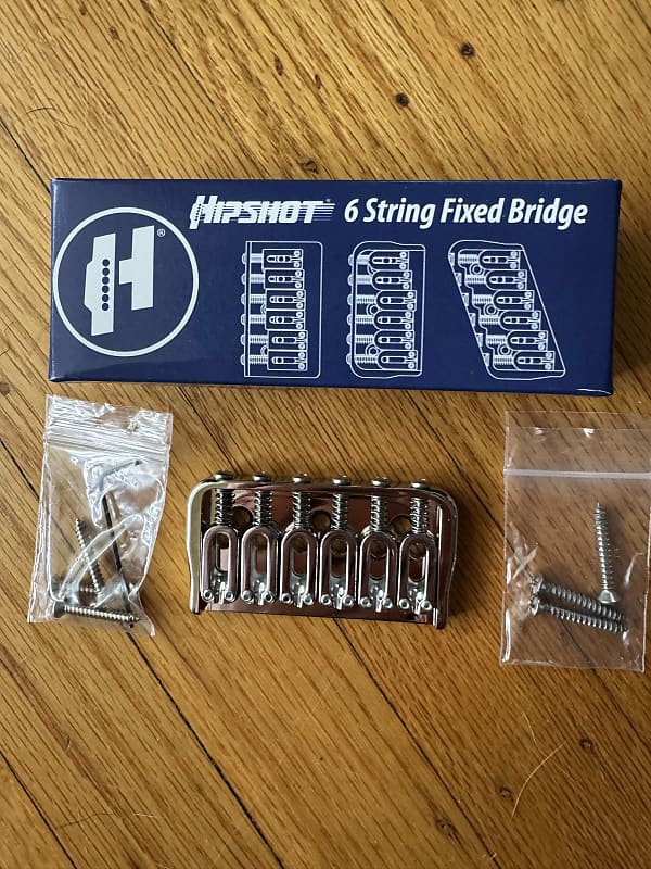 Hipshot Hardtail bridge 6 string 2024 - Nickel | Reverb