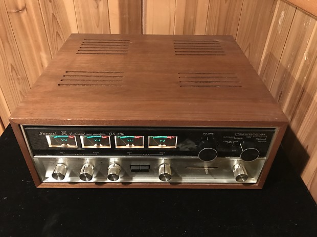 Sansui QX-500 4 channel rear amplifier for quadraphonic hi-fi | Reverb