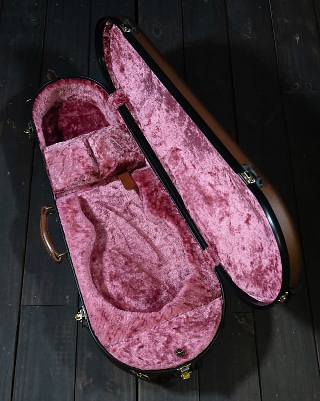 Calton Deluxe Mandolin Flight Case, Gibson Signature, Brown | Reverb