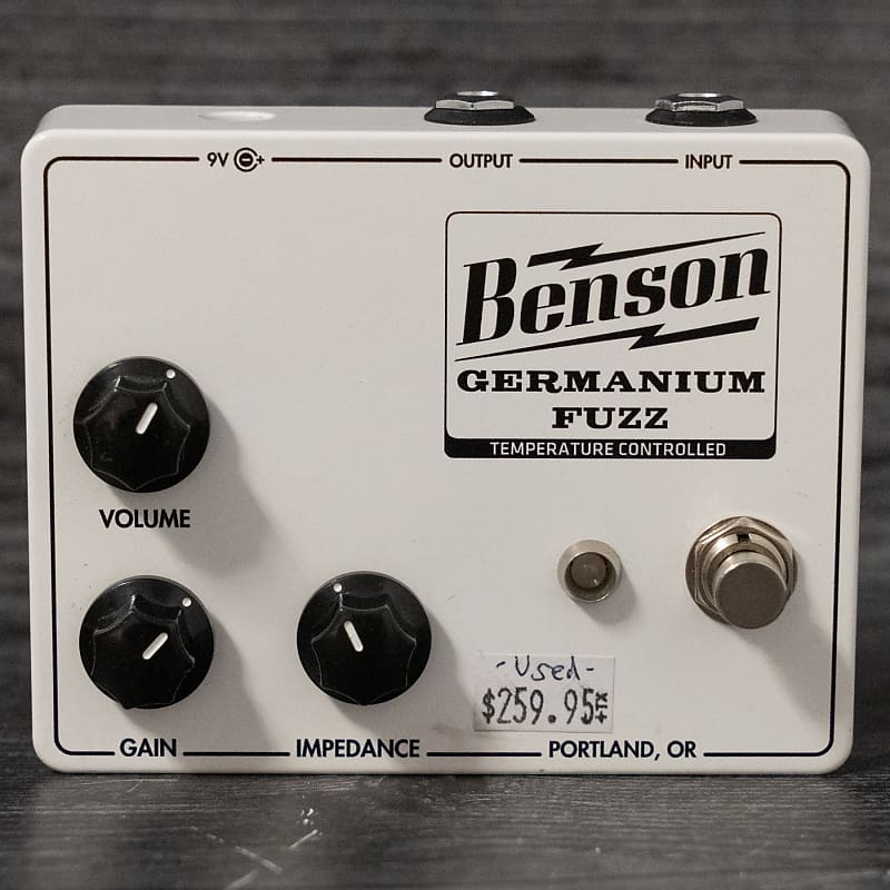 Benson Amps Germanium Fuzz (White) | Reverb