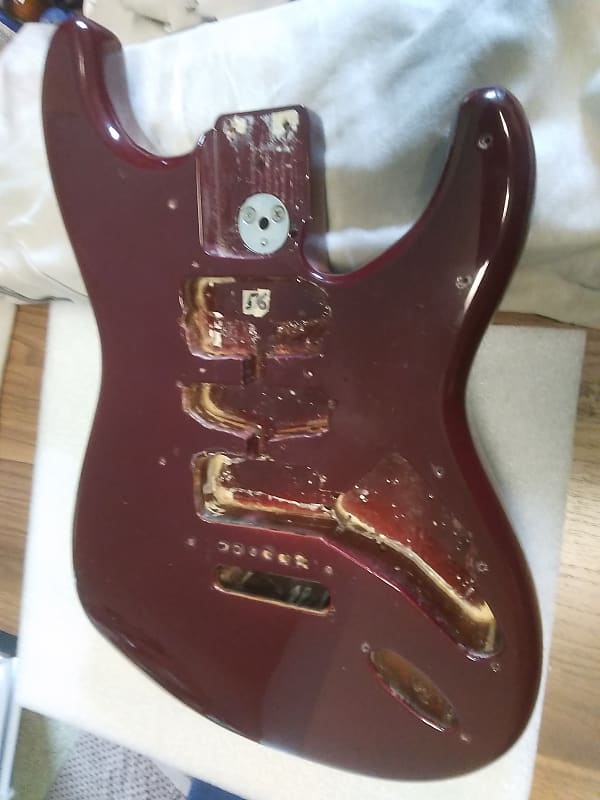 1972-1975 Fender Stratocaster Body Modified | Reverb