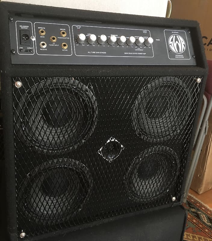 SWR Silverado Bass amp with padded cover | Reverb