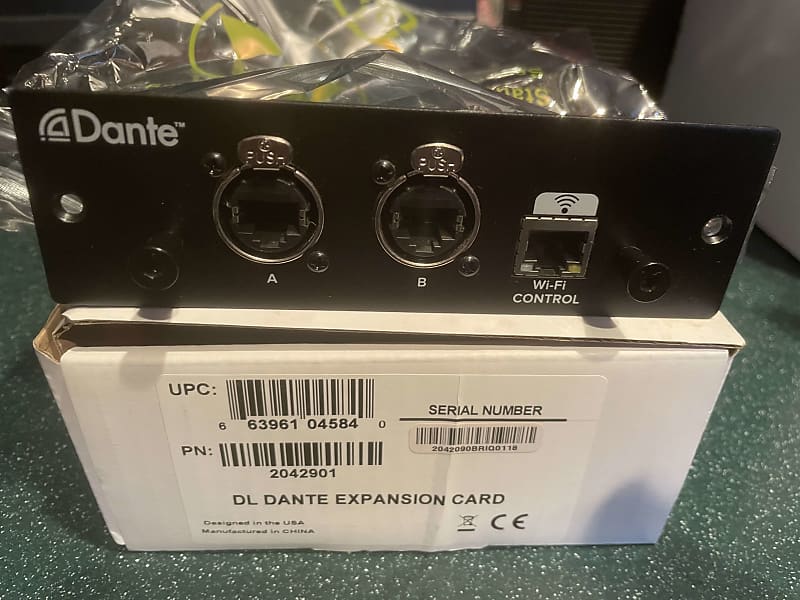 Mackie DL Dante Expansion Card for DL32R Digital Mixer | Reverb