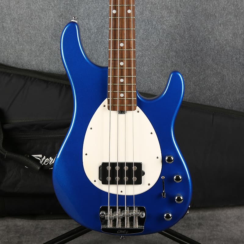 Sterling By Music Man SB14 Bass - Pearl Blue - Gig Bag - 2nd | Reverb