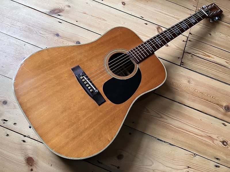 Jedson FW913 Acoustic Guitar Japan 1970s Roadworn | Reverb