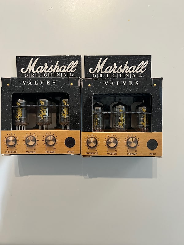 Marshall Original Valves Preamp Tubes 2 Boxes ECC83 Vintage | Reverb