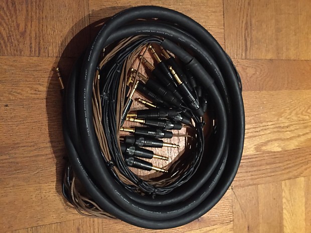 Mogami Snake 16 x 16 Gold Neutrik Connectors TRS - TRS , 14ft | Reverb