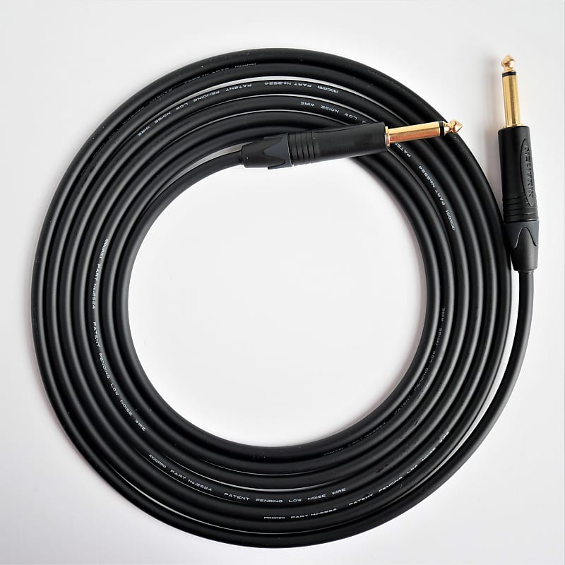 JS 10 ft New Inst Cable Mogami 2524, Gold Neutrik Plugs | Reverb