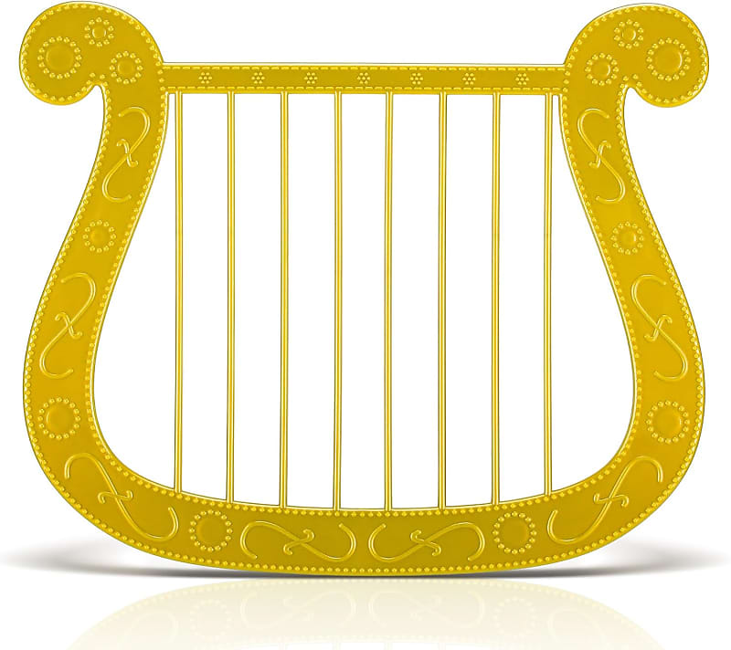 Plastic Angel Harp Halloween Costume Accessory Gold Plastic | Reverb