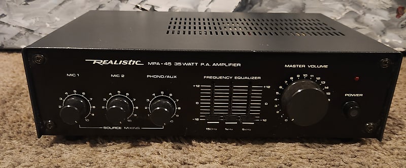 Realistic Vintage Realistic MPA-45 Public Address Amplifier | Reverb