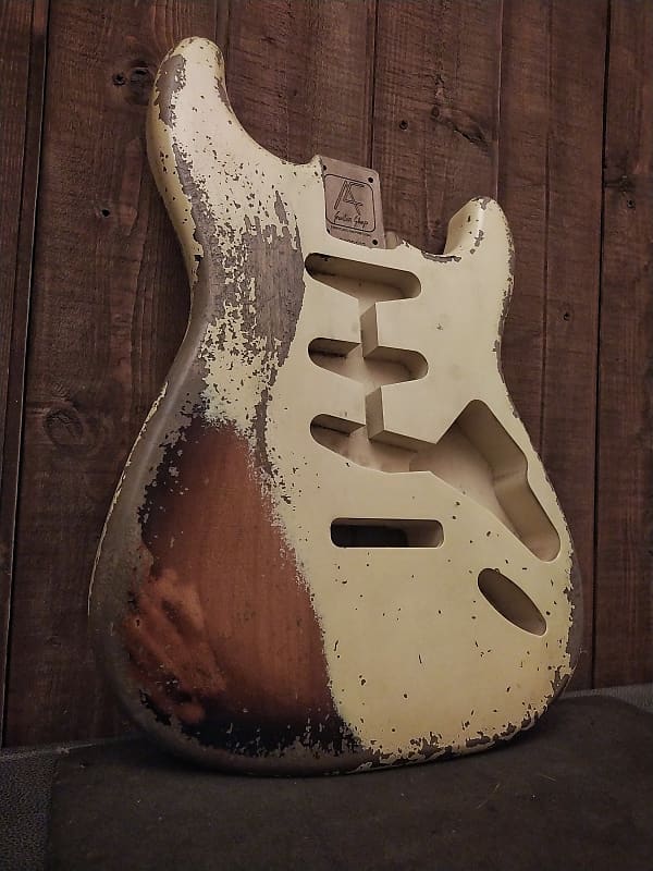 #202452 :: [RESERVED!] Baldman's Relic Stratocaster body in | Reverb