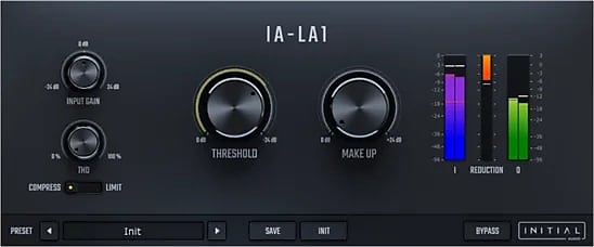 Initial Audio IA-LA1 (Download)A simple to use Compressor | Reverb