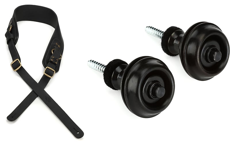 LM Products Odin Viking Series Leather Strap - Black Bundle | Reverb