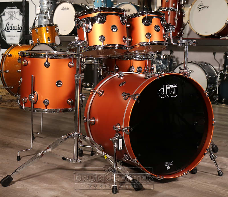 DW Performance 5pc Drum Set 22/10/12/16/14 Hard Satin | Reverb