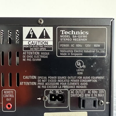 Technics SA-GX190 Stereo Receiver - 2 Channel 100w | Reverb