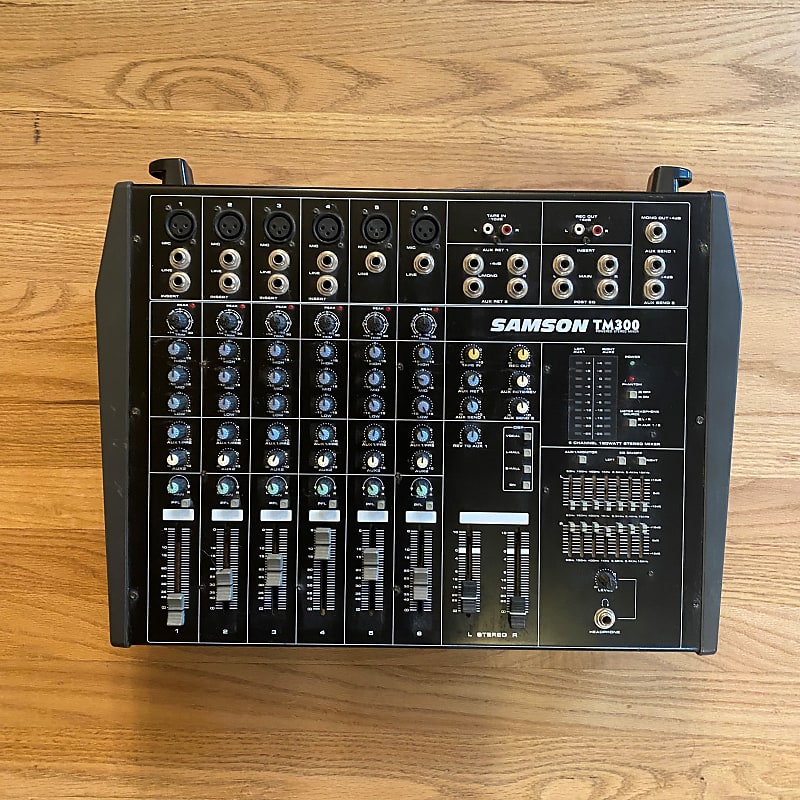 Samson Tm300 Powered Mixer - Black | Reverb
