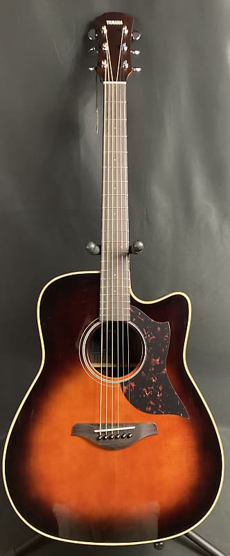 Yamaha A1R Dreadnought Cutaway Acoustic-Electric Guitar | Reverb