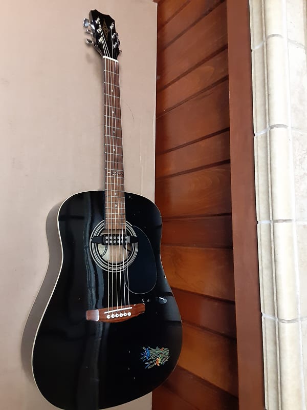 Alvarez 5212B Acoustic w/ Pickup & Volume control . Great | Reverb