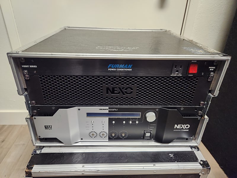 NEXO NXAMP 4x1 DSP Power Amplifier AmpController w/ Case & | Reverb