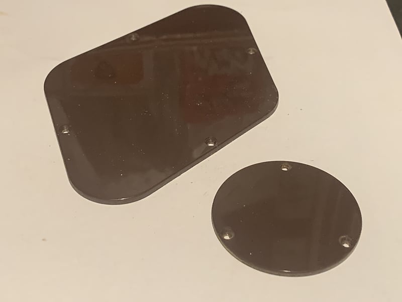 Gibson Les Paul BROWN Cavity Covers Original 60s/70s Vintage | Reverb