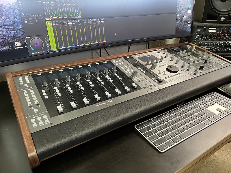 Mix Ends SSL UF8,UF1,UC1 desktop stand 2024 - Walnut | Reverb