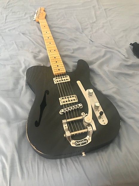 "Fender" Thinline Cabronita Telecaster w/Bigsby 2018 Matte | Reverb