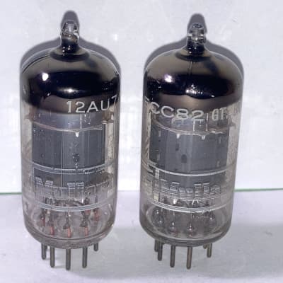 Mullard PAIR ECC82 12AU7 valve tube 1952 | Reverb