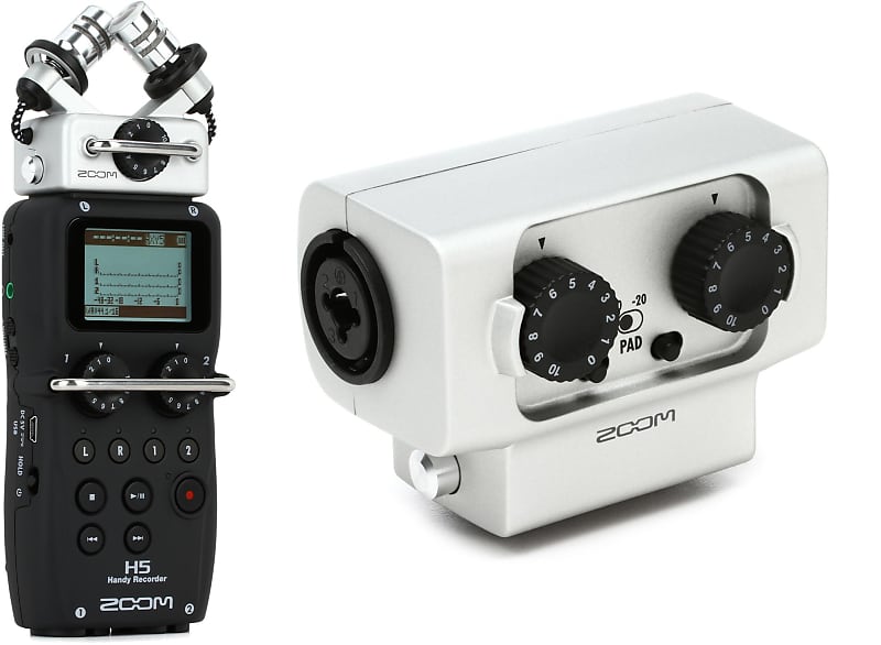 Zoom H5 4-channel Handy Recorder Bundle with Zoom EXH-6 Dual | Reverb