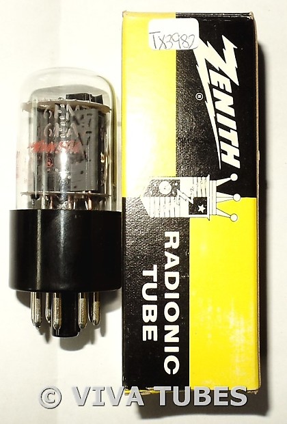 NOS NIB Zenith USA 6EM7/6EA7 Gray Plate Side O Get Vacuum | Reverb