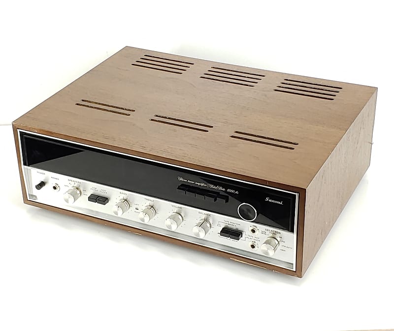Sansui 5000A Vintage Receiver Wood Case Original Owner | Reverb