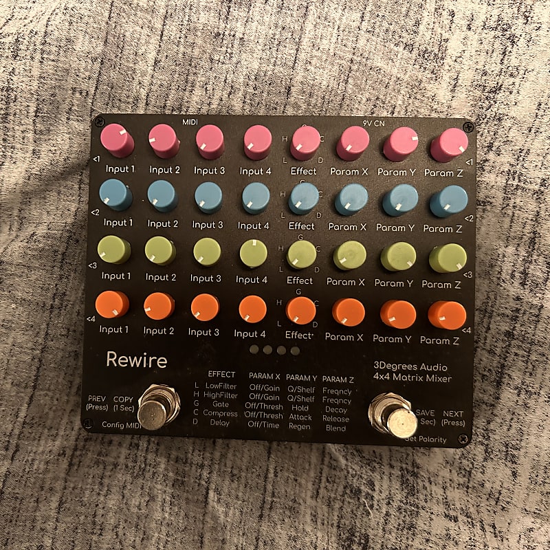 3 Degrees Audio Rewire Matrix Mixer | Reverb