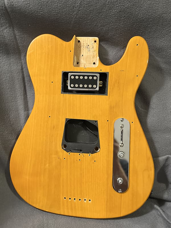 Squier Telecaster Tele Body with GFS Humbucker - Non | Reverb